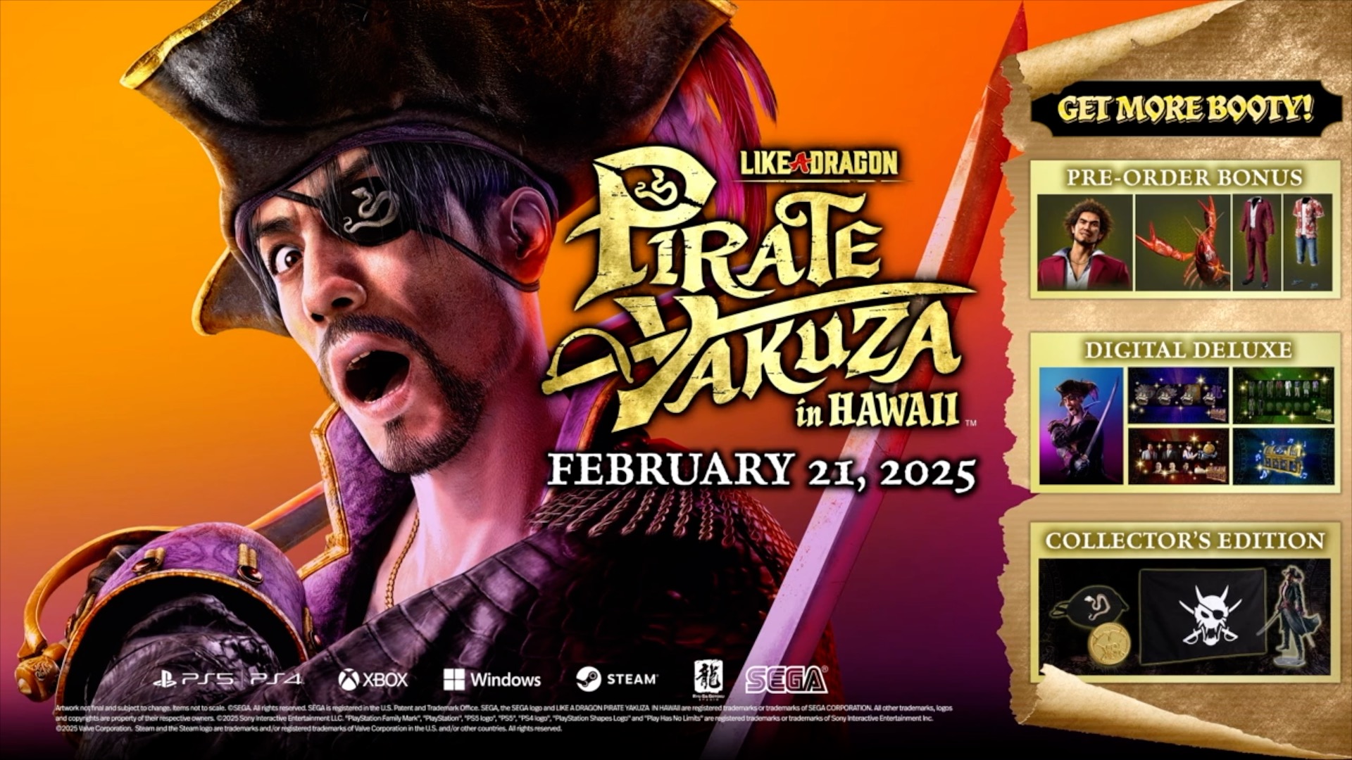 Like a Dragon Pirate Yakuza in Hawaii Official Goro Pirates Anthem Trailer