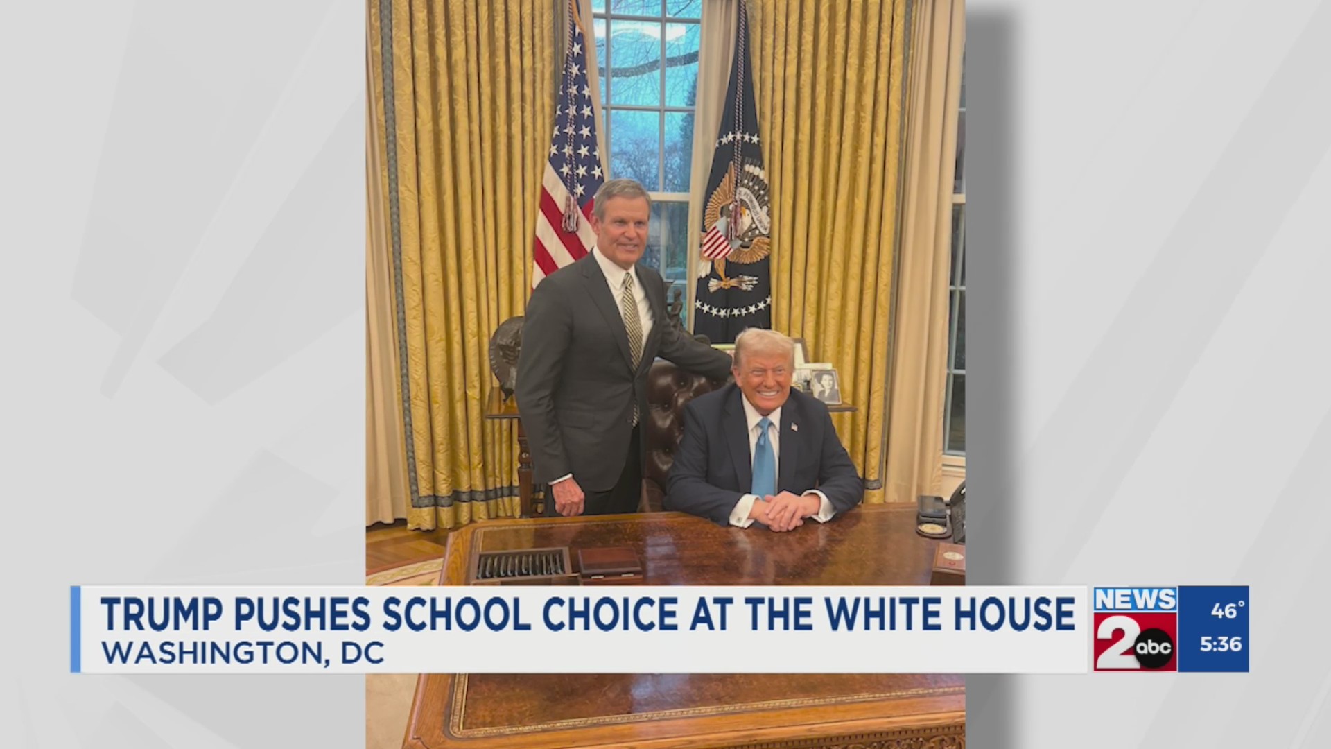 Trump pushes school choice at the White House