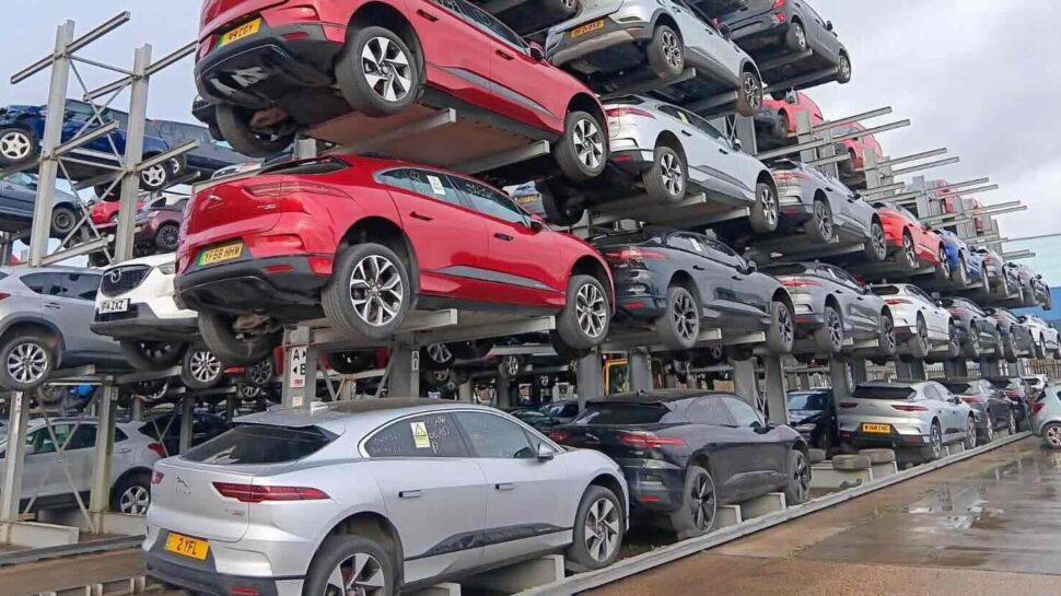 Jaguar I-Pace eindigt nu al op de sloop