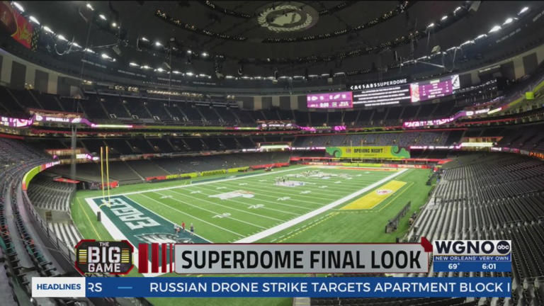 Inside look at the Superdome before The Big Game’s opening night