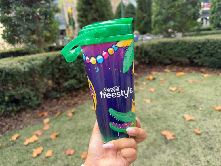 New Mardi Gras 2025 Coca-Cola Freestyle Cup Debuts at Universal Studios ...