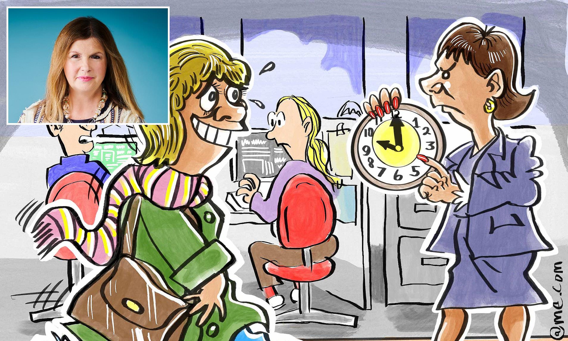 NICOLA HORLICK: How do I tell the office slacker to buck her ideas up?