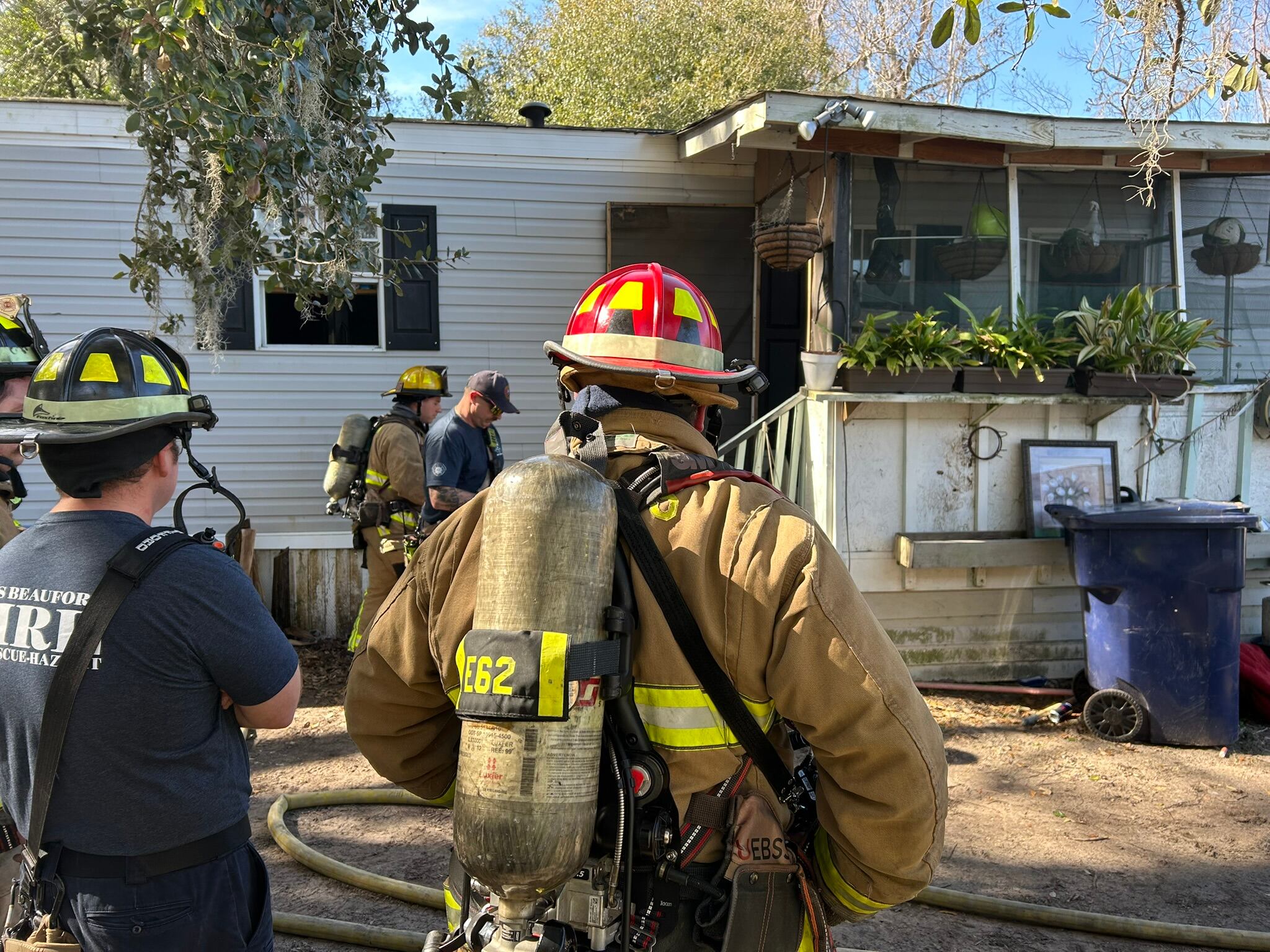 Fire displaces Burton family in 6th structure fire of 2025
