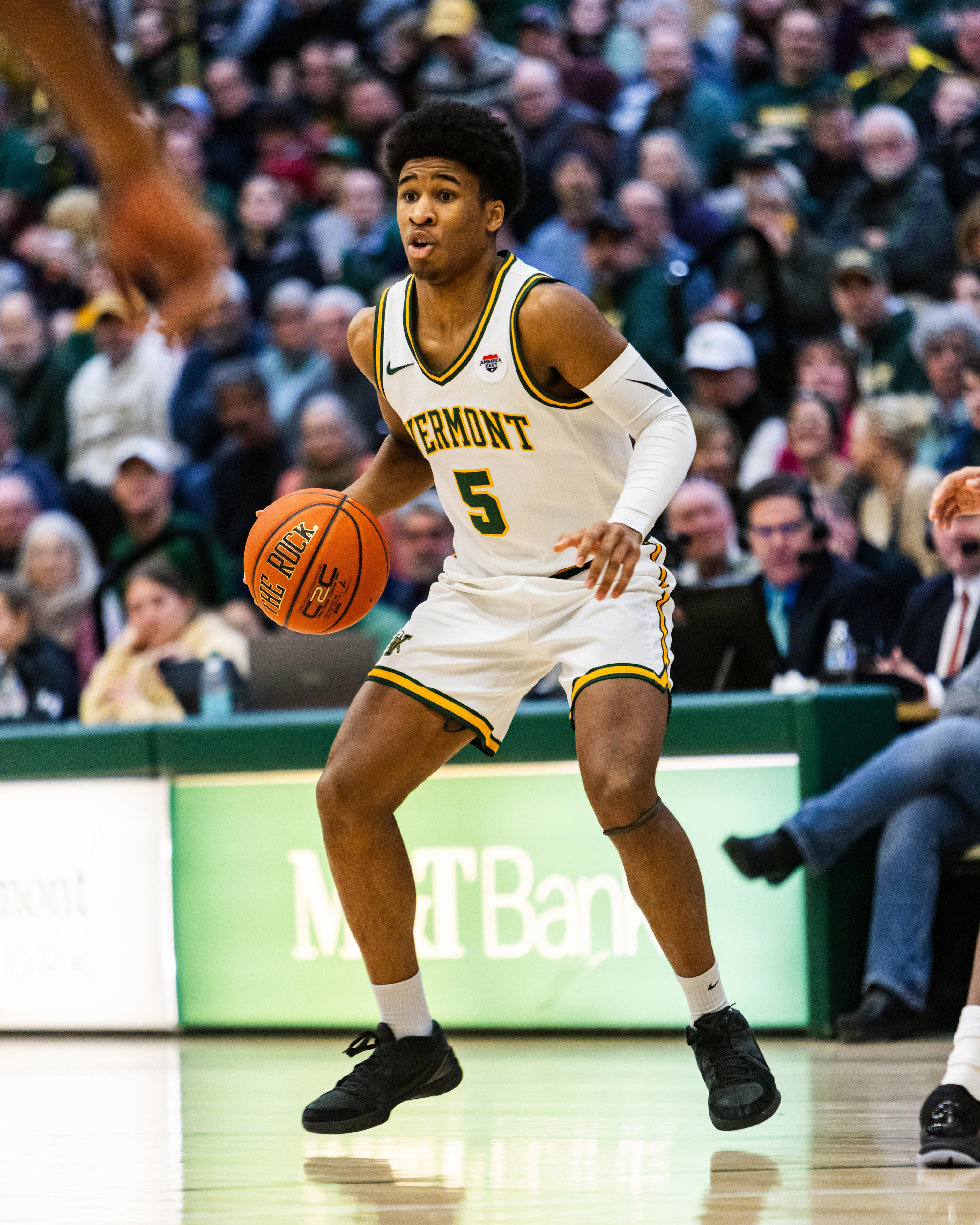 Vermont basketball squeezes out America East win behind freshman Sean Blake