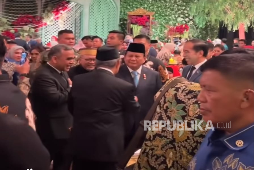 Presiden Prabowo, SBY, dan Jokowi Hadiri Pernikahan Rasyid Rajasa ...