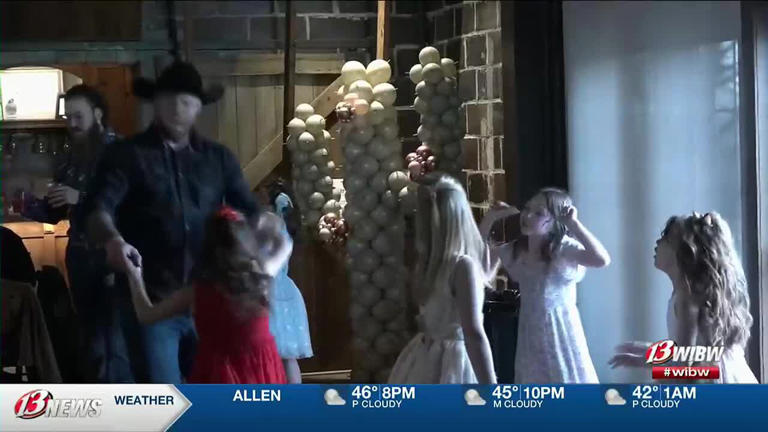 Dads and their daughters dance the afternoon away at the Boots and Bows ...