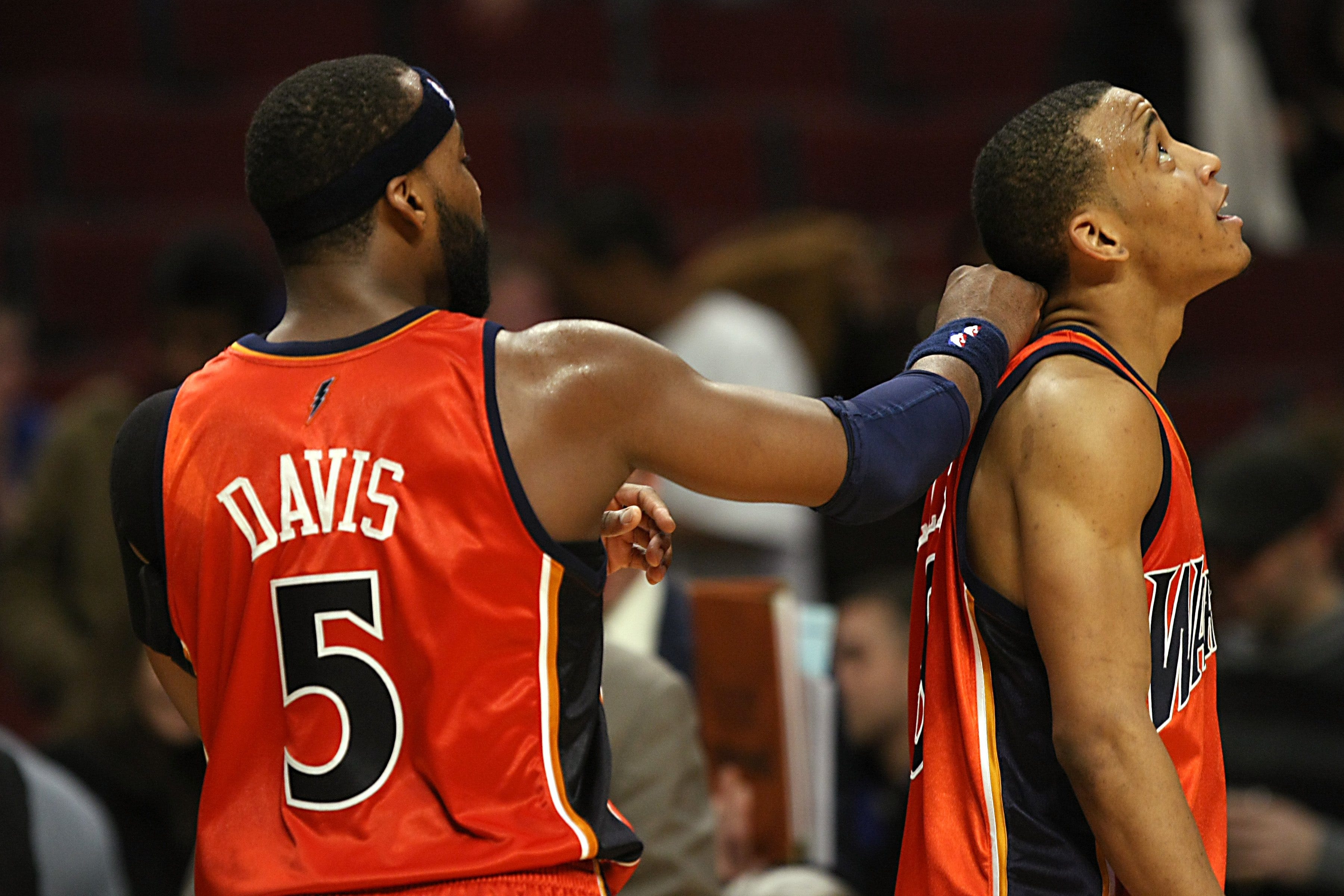 Golden State Warriors jersey history - No. 5 - Baron Davis (2005-08)