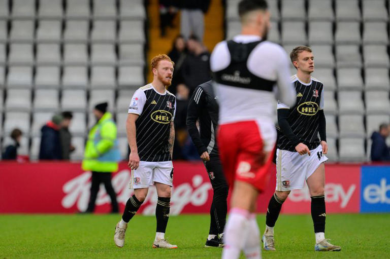 Exeter City defeats 'not acceptable' - but 'results will turn around'