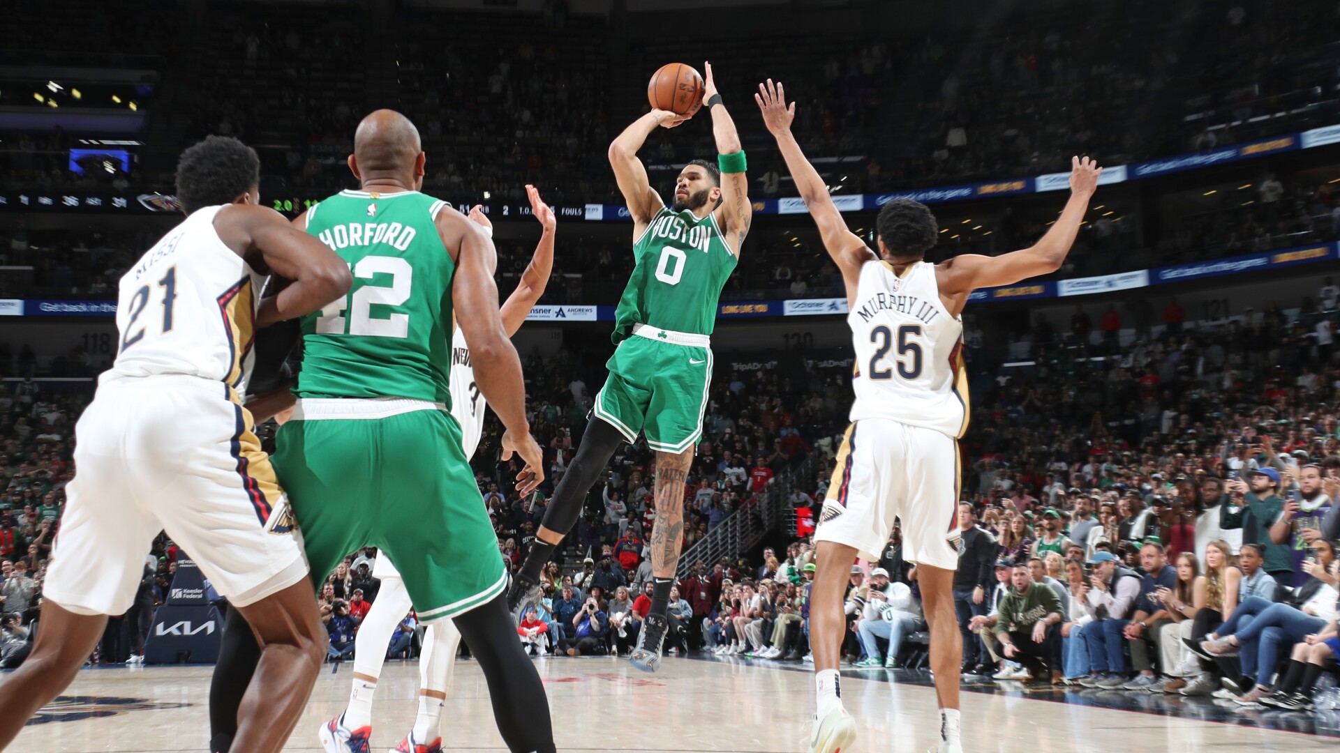Watch Jayson Tatum hit game-winning midranger to lift Celtics past Pelicans