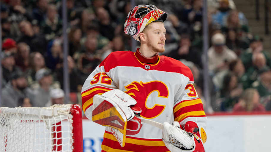 Flames Goalie Named NHL Rookie of Month