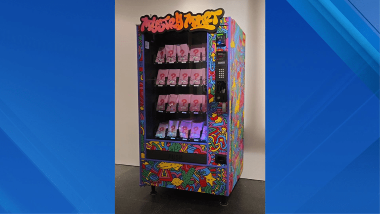 Mystery vending machine offers ‘one-of-a-kind oddities’ in a snack bag