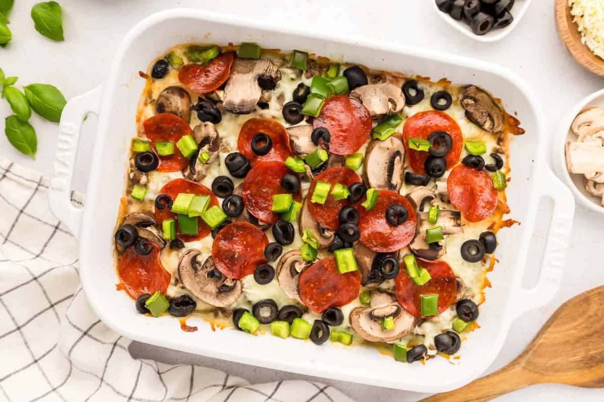 35 potluck casseroles made for crowded tables and hungry people