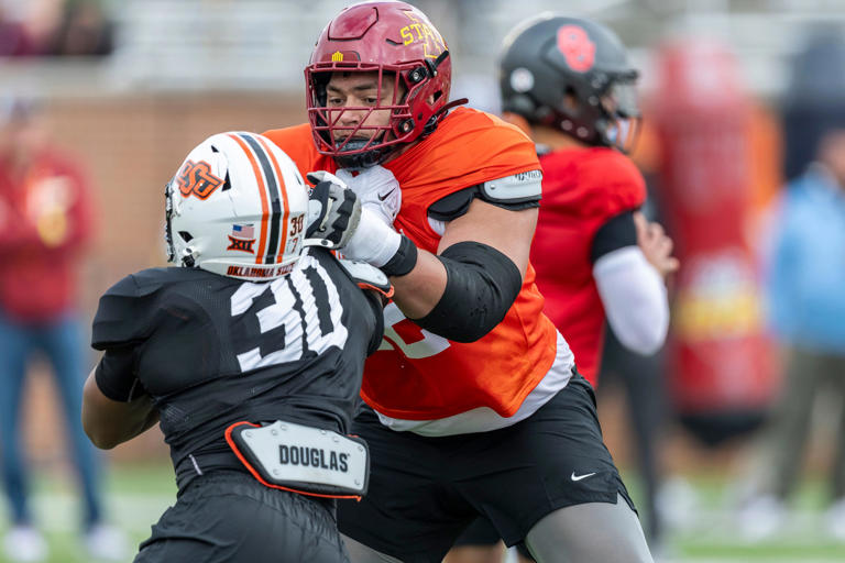 Colts pick Iowa State OT Jalen Travis in NFL draft fourth round ...