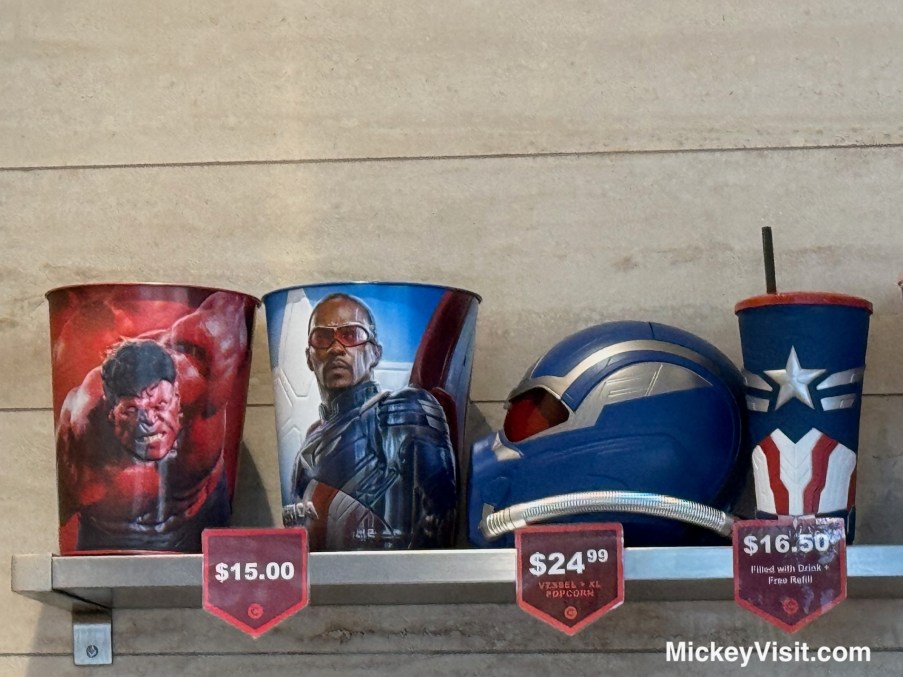 Current Movie Popcorn Buckets from AMC, Cinemark, Regal