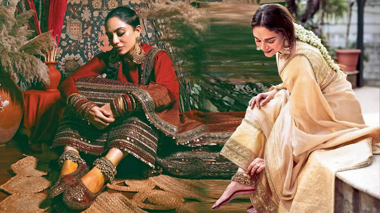 Pajeb to personalised payals: Brides are opting for charming foot jewellery