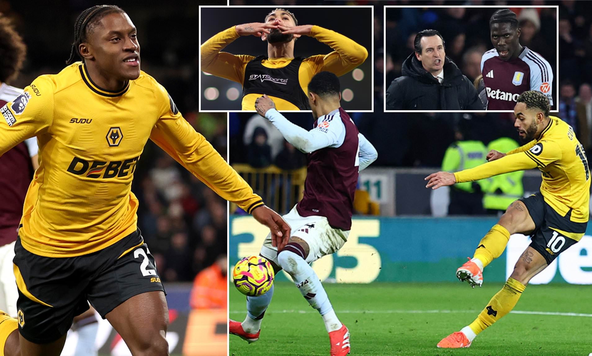 Wolves 2-0 Aston Villa: Vitor Pereira's side claim crucial win in fight ...