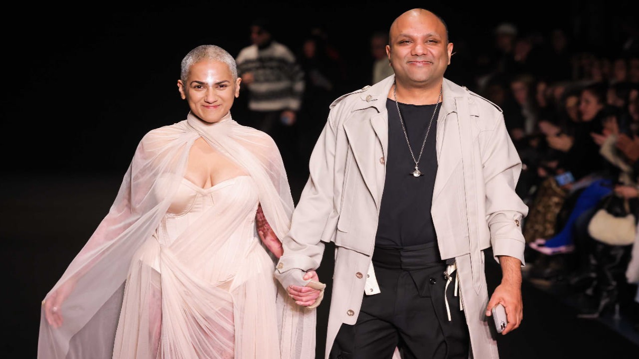 Gaurav Gupta turns his wife’s fire accident into a moving Paris Fashion ...