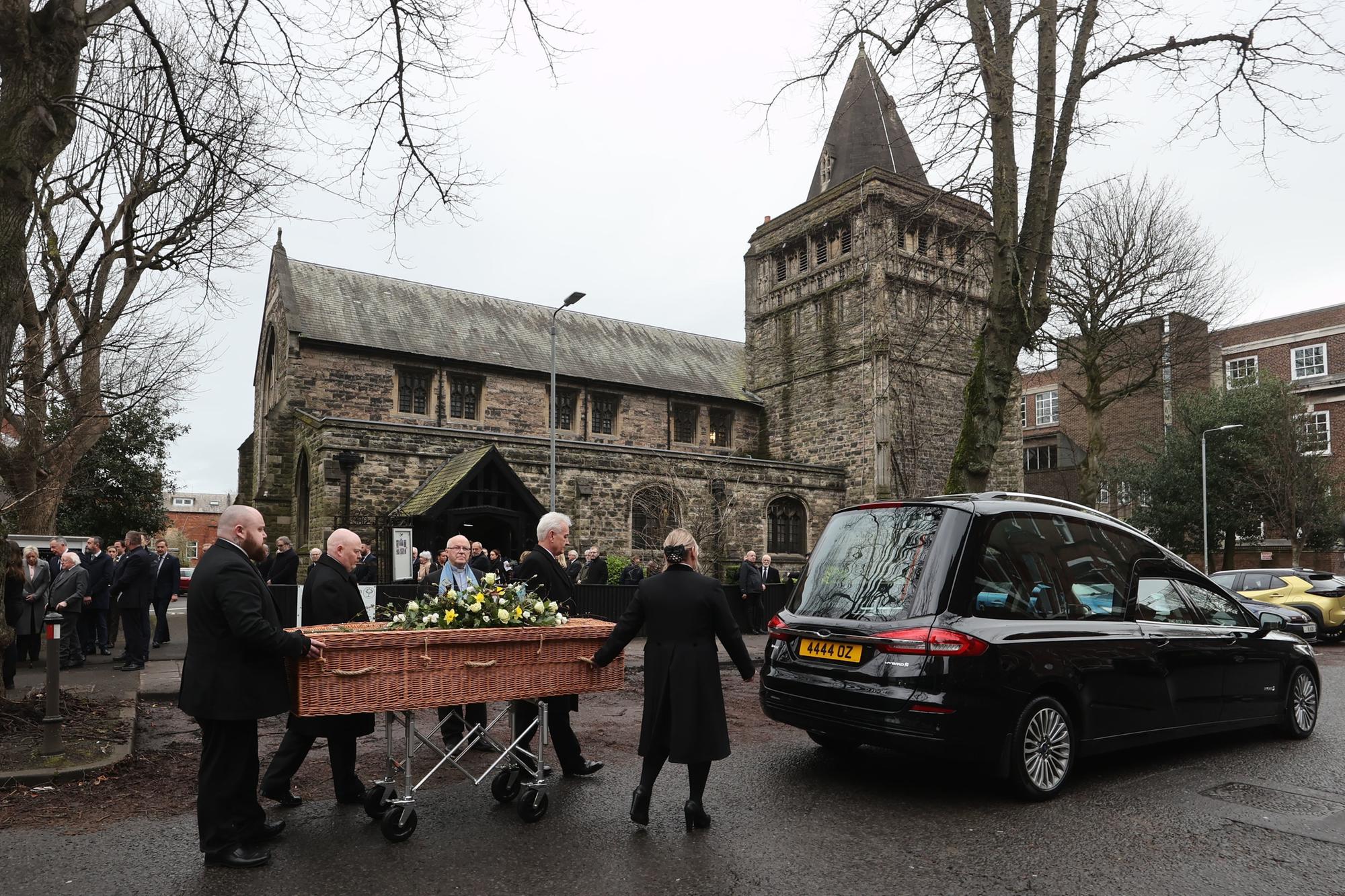 Poet Michael Longley touched souls with just a few words, funeral hears