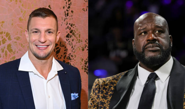 Rob Gronkowski Sets Sights on Shaquille O'Neal in Hilarious Boxing Face-Off