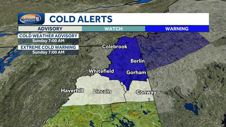 Extreme cold warning expired for northern New Hampshire; more snow ...