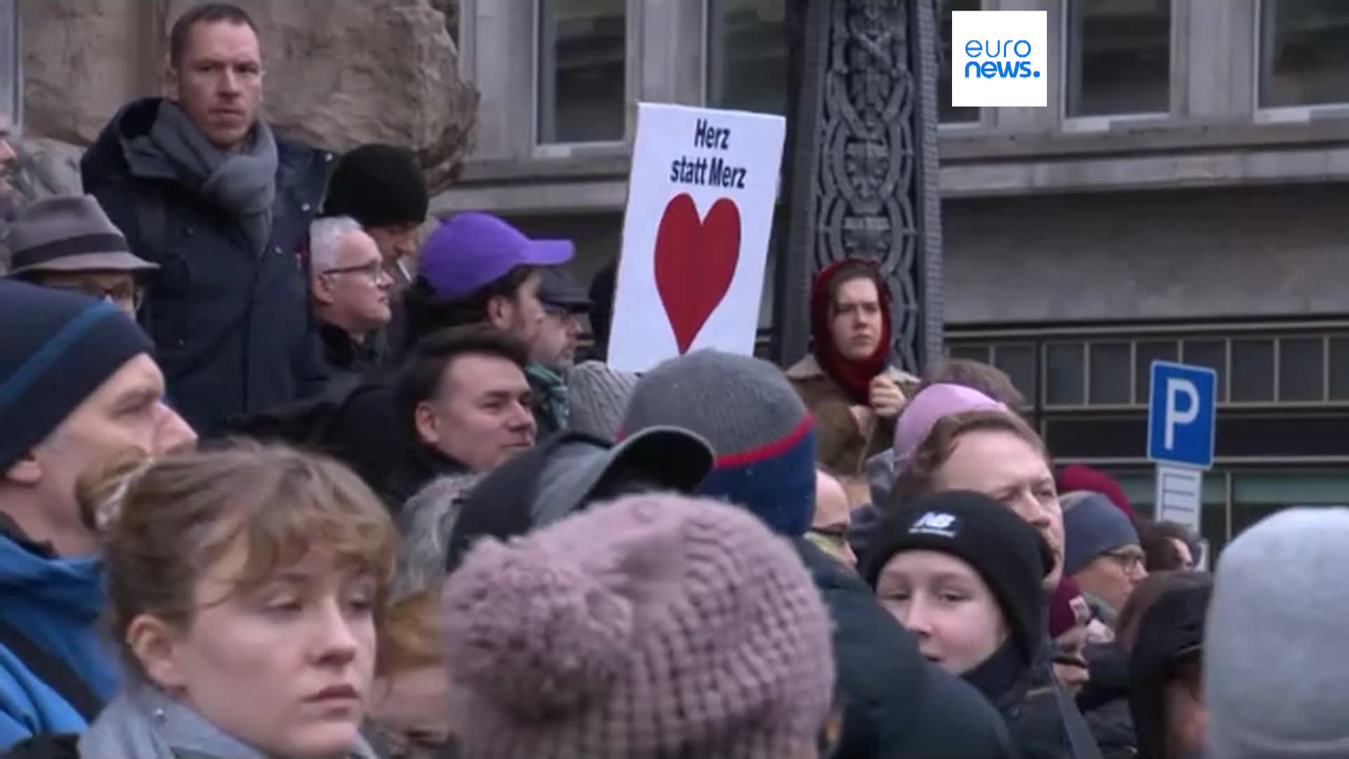 Thousands across Germany protest against CDU and AfD and far-right policy