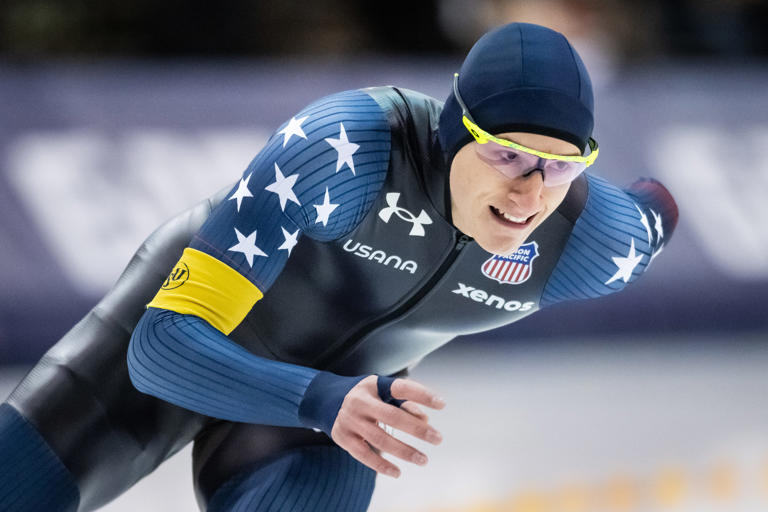 No repeat this time, as Kewaskum’s Jordan Stolz misses out on gold at ...