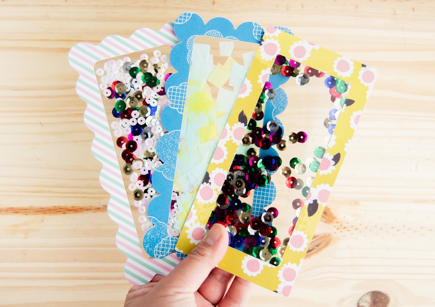 DIY Confetti Bookmarks Are Totally Extra (In a Good Way!)