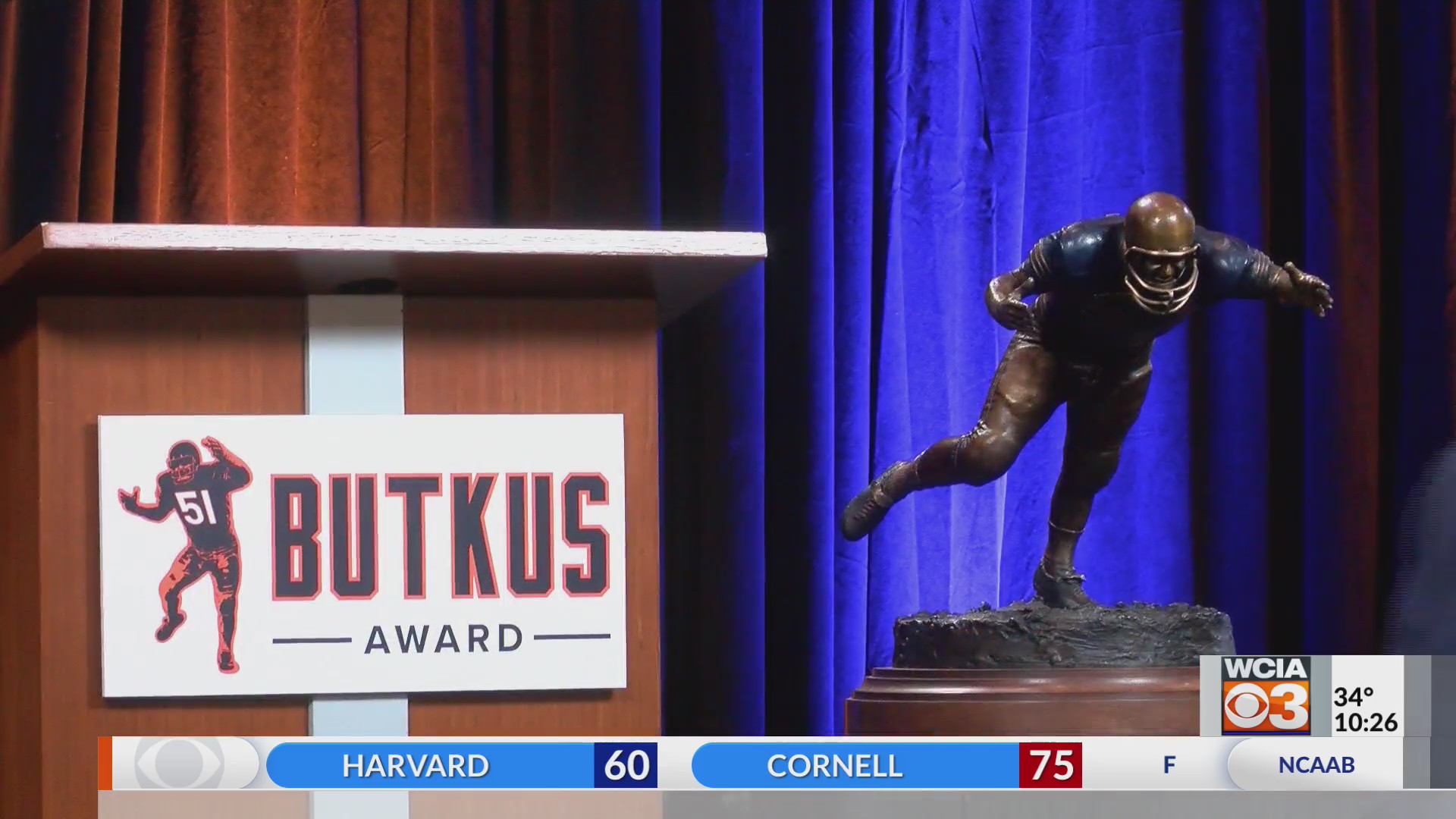 Memorial Stadium hosts Butkus Award ceremony