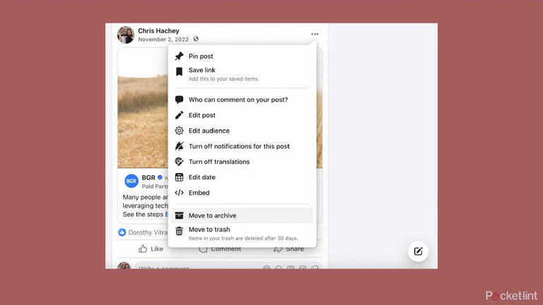 How to delete old Facebook posts