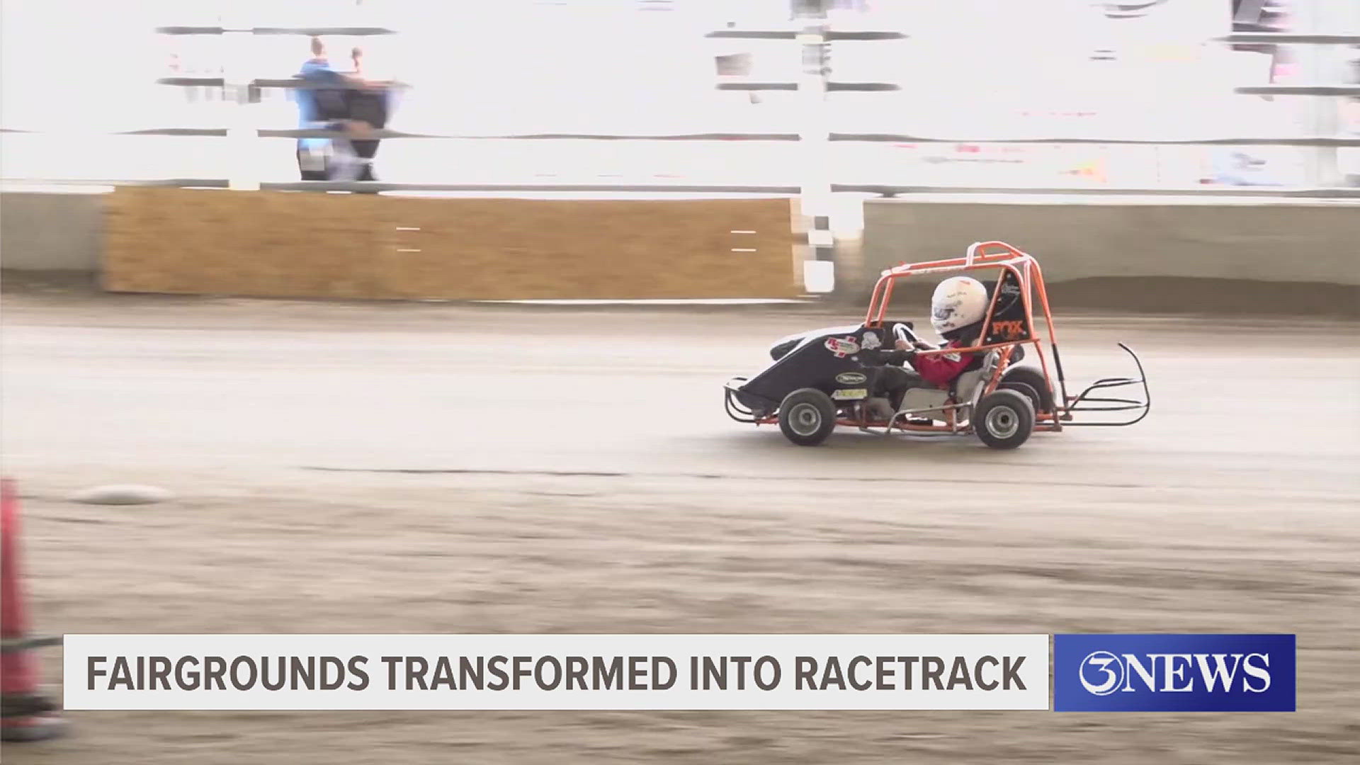RMB Fairgrounds transformed into racetrack for South Texas Arena Racing ...