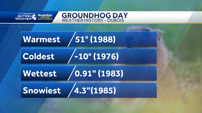Groundhog Day forecast for Punxsutawney
