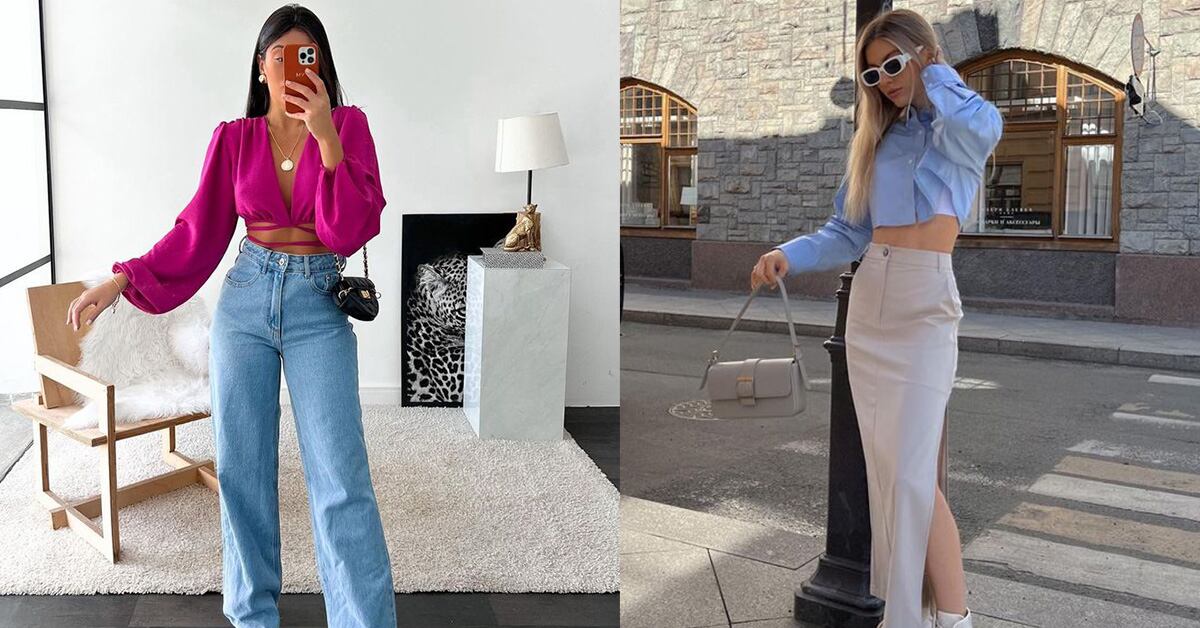 ¡Adiós blusas péplum! Las cropped son las favoritas del 2025 y así las ...