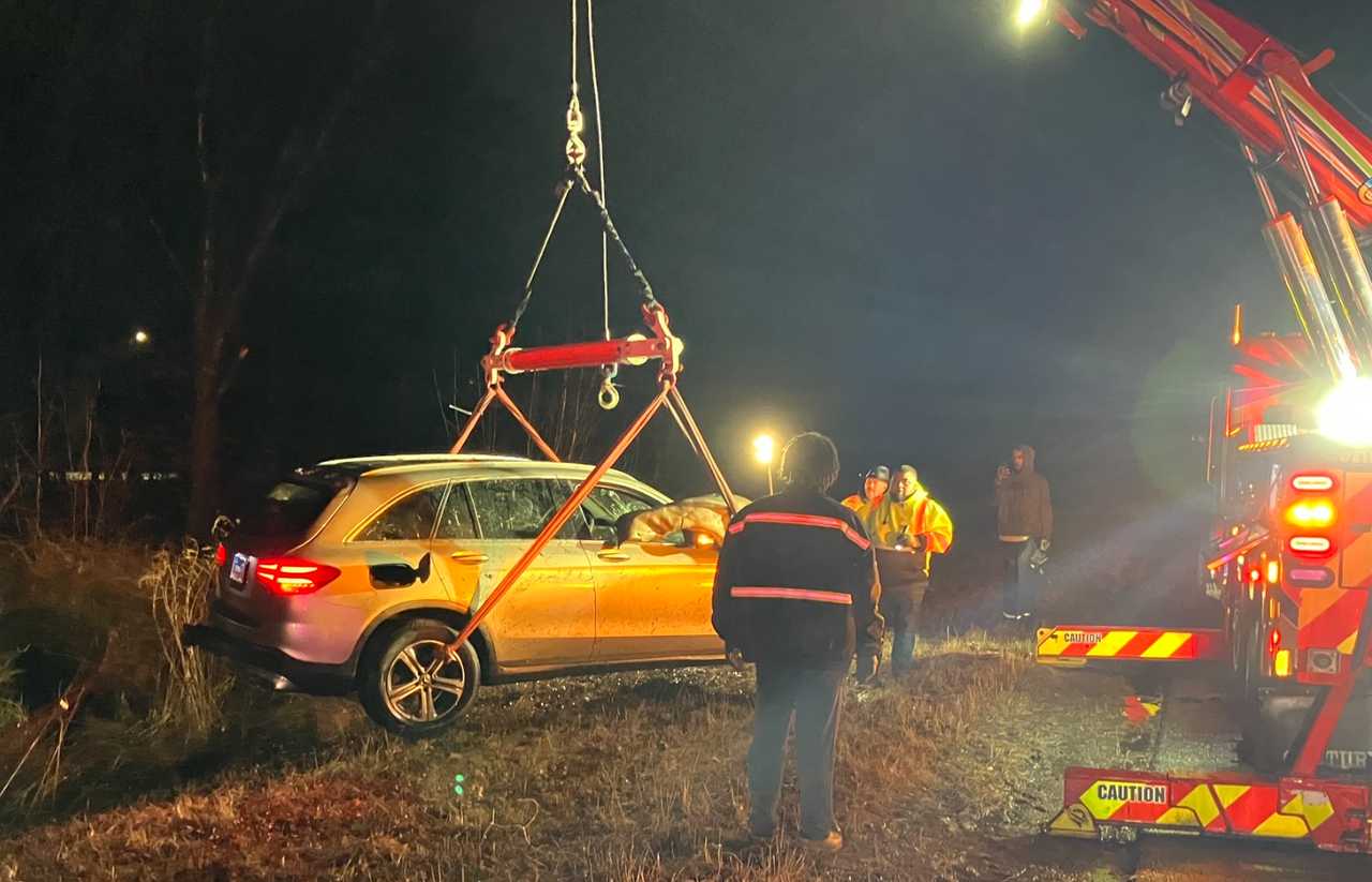 2 Hospitalized After Car Crashes Into Culvert Off I-91In CT