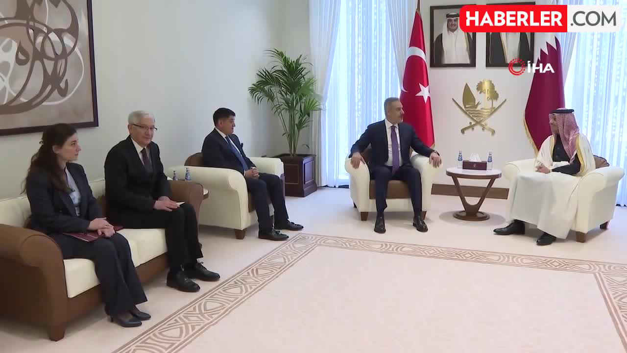 Bakan Fidan, Katar Başbakanı ile Görüştü Bakan Fidan, Katar Başbakanı ile Görüştü