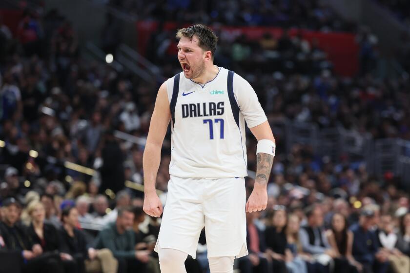 Plaschke: Is LeBron James next? Trading Anthony Davis for Luka Doncic ...