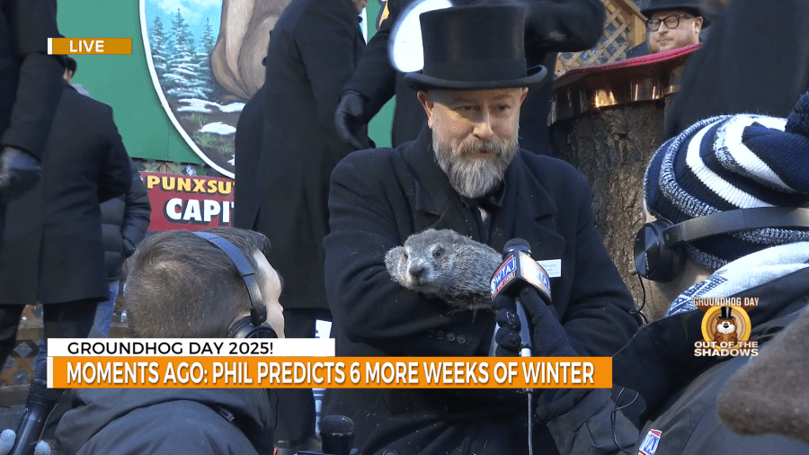 Groundhog Day 2025: Punxsutawney Phil sees his shadow