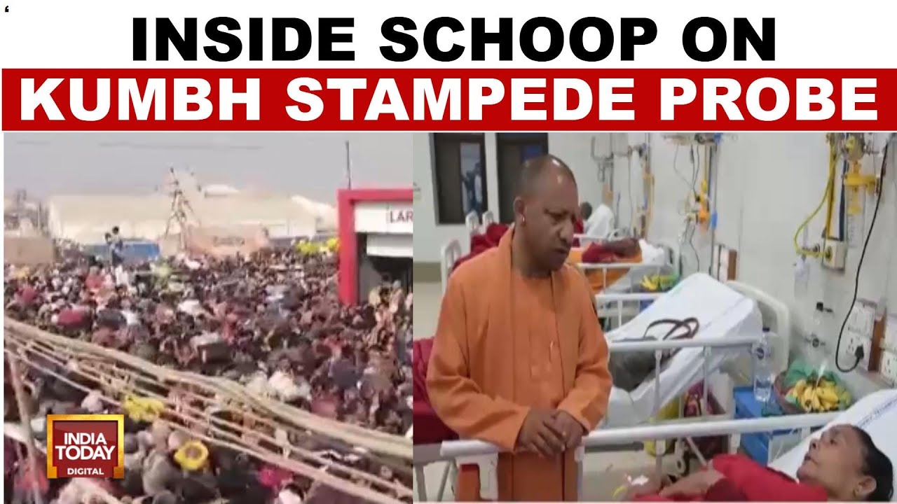 Yogi Adityanath inspects Mahakumbh stampede aftermath