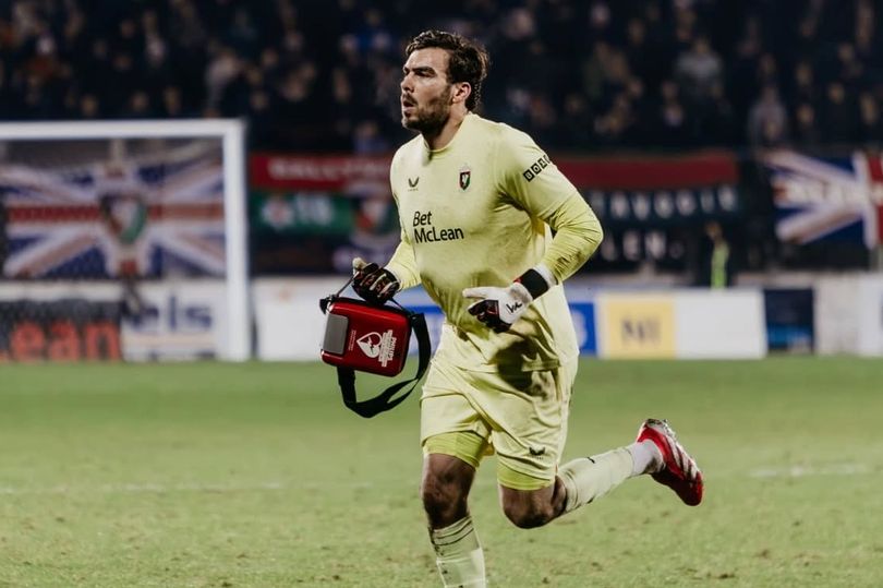 Family of Linfield fan who took ill at game hail Glentoran star as a 'hero'