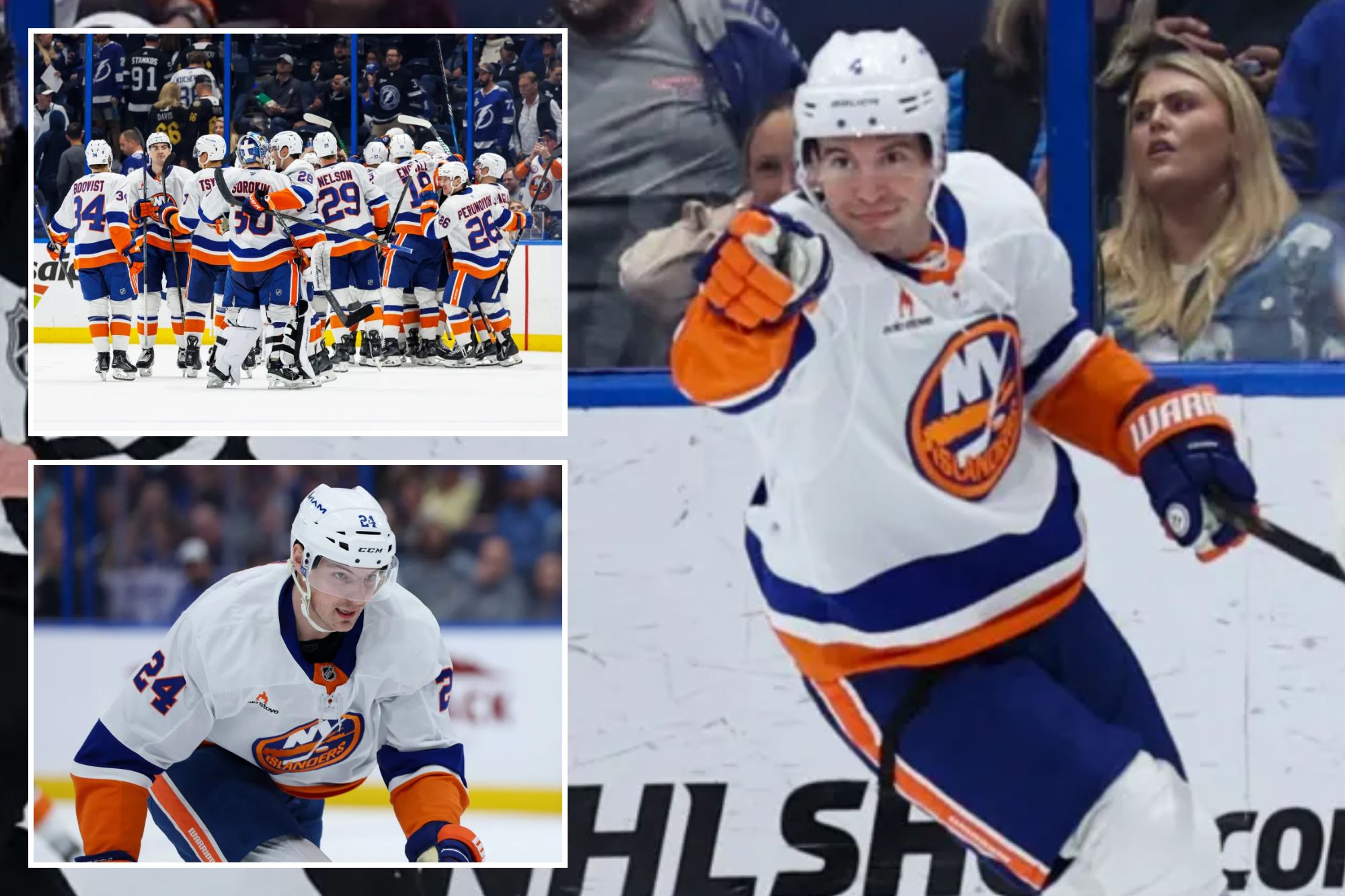 Islanders nip Lightning in OT for seventh straight win despite losing ...