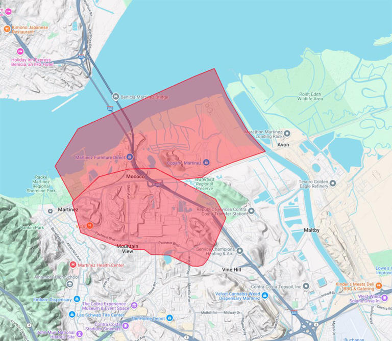 Martinez refinery fire injures 6; health alerts remain in effect for ...