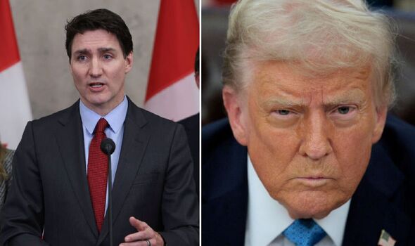 Justin Trudeau announces huge US tariffs as Trump sparks trade war with ...