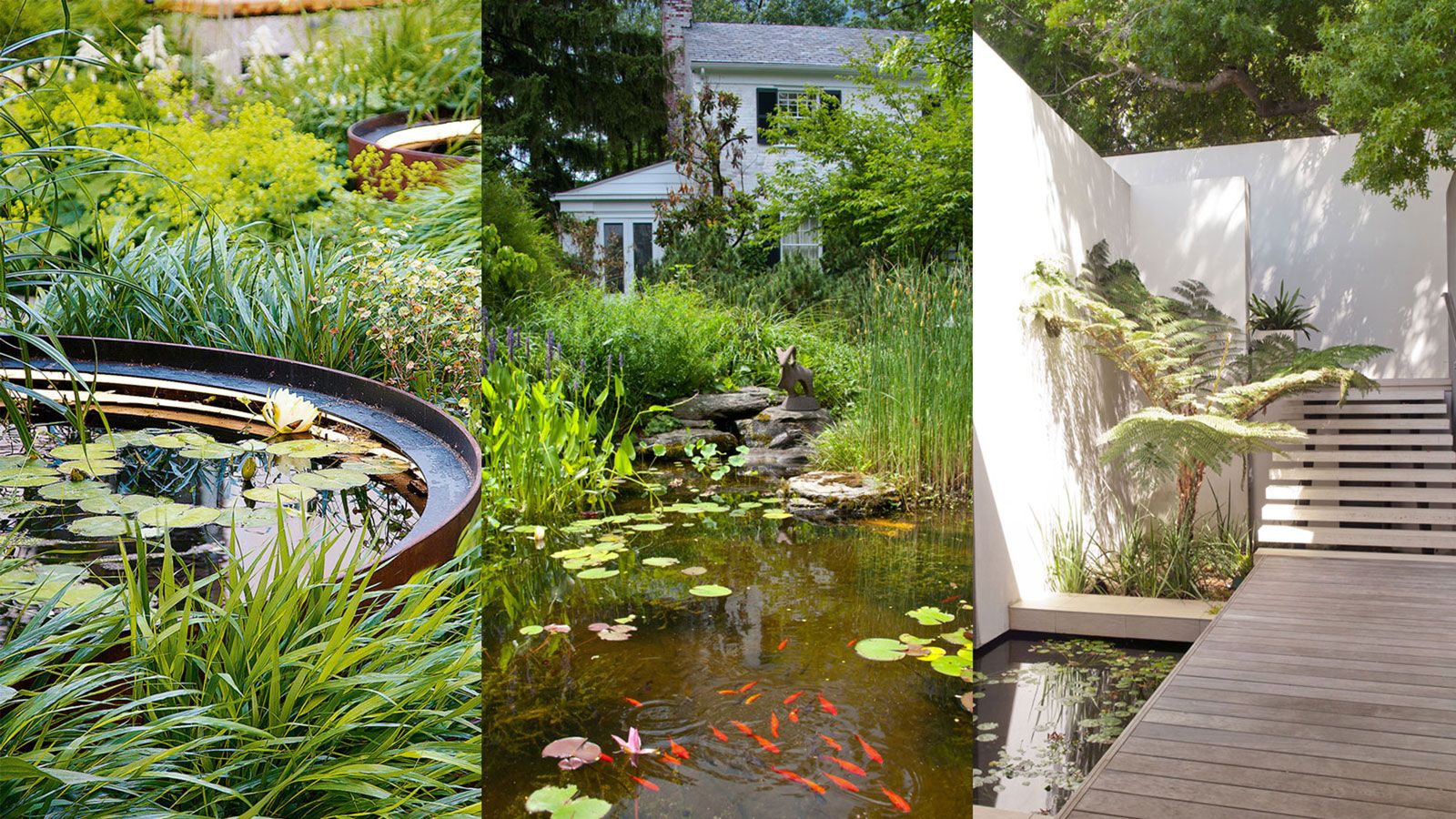 Front yard pond ideas – 6 beautiful ideas to add tranquility as well as ...
