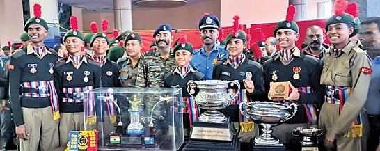 Bengaluru: 124 NCC cadets given grand welcome at KSR Railway Station