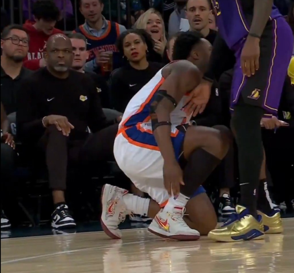 LeBron James dominates as Lakers rip Knicks who also lose OG Anunoby to ...