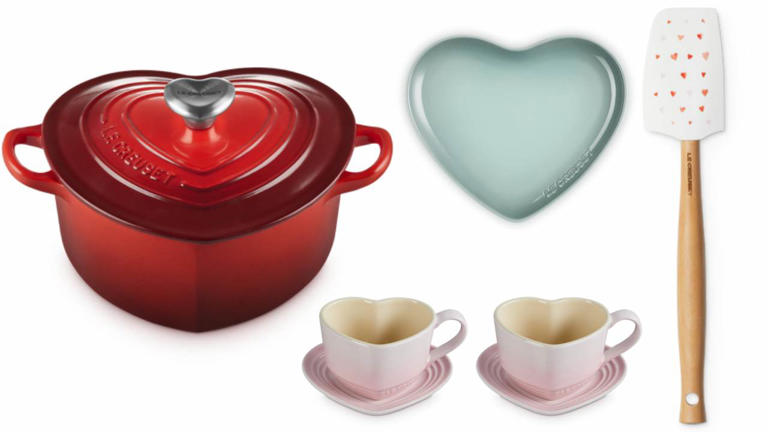 Le Creuset celebrates Valentine’s Day with new heart-shaped cookware ...