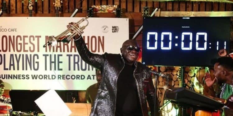 Kenyan Trumpeter Mackinlay Mutsembi Breaks Guiness World Record
