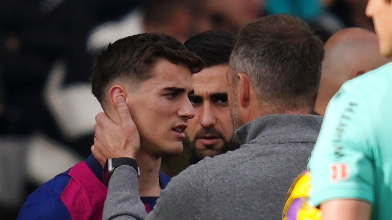 More injury woe for Gavi! Barcelona star forced off after clash of ...