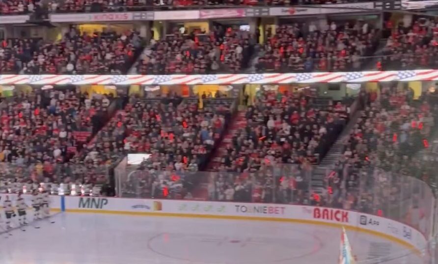 WATCH: Canadian Hockey Fans Boo US National Anthem After Trump Slaps ...