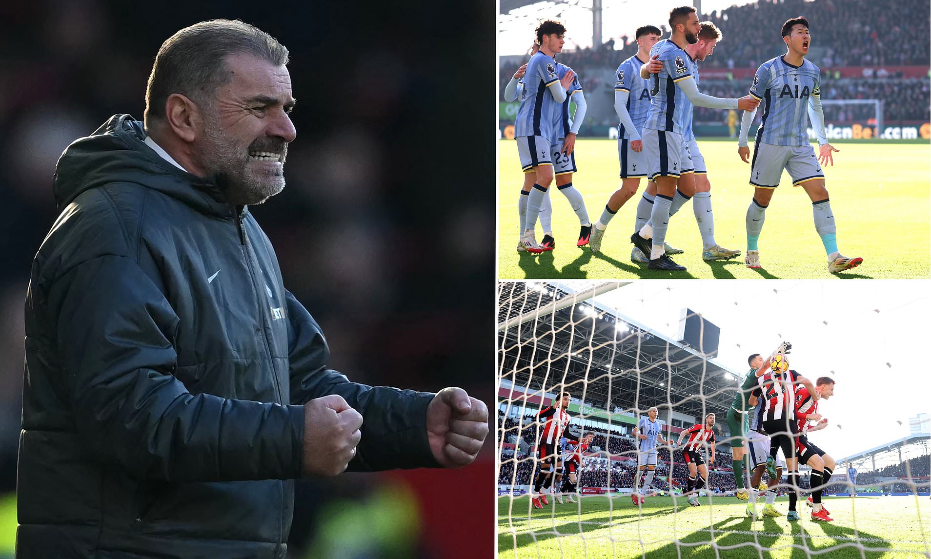 Brentford 0-2 Tottenham: Vitaly Janelt own goal and Pape Matar Sarr ...