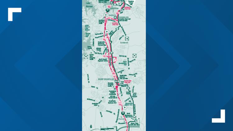 Charlotte bus system makes route changes starting Monday